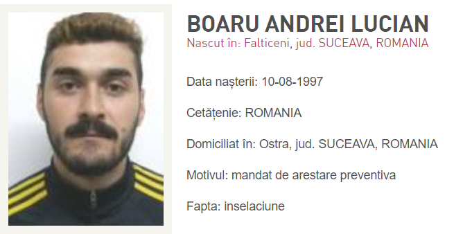 Un infractor din Ostra, urmărit național și internațional, a fost ...